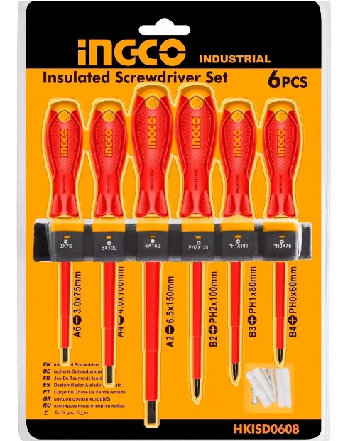 JUEGO DESTORNILLADORES AISLADOS 6PZAS - MARKEM | Koreautos